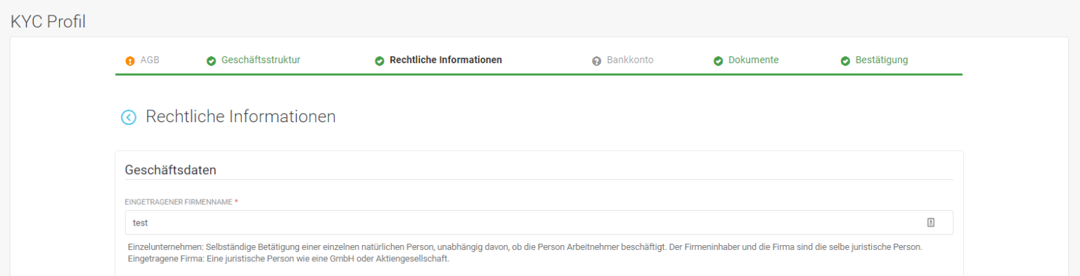 Wie läuft der KYC Prozess ab? - Payyo-Unterstützung